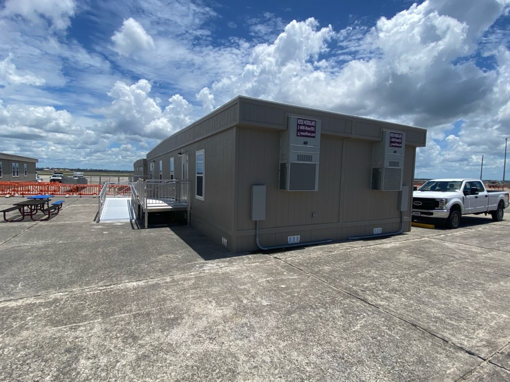 Tyndall Airforce Base Modular Office Building - Rose Office Systems